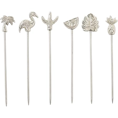 Amazon.com | Prodyne Colorful Martini Picks Plastic, Multicolored (Set ...