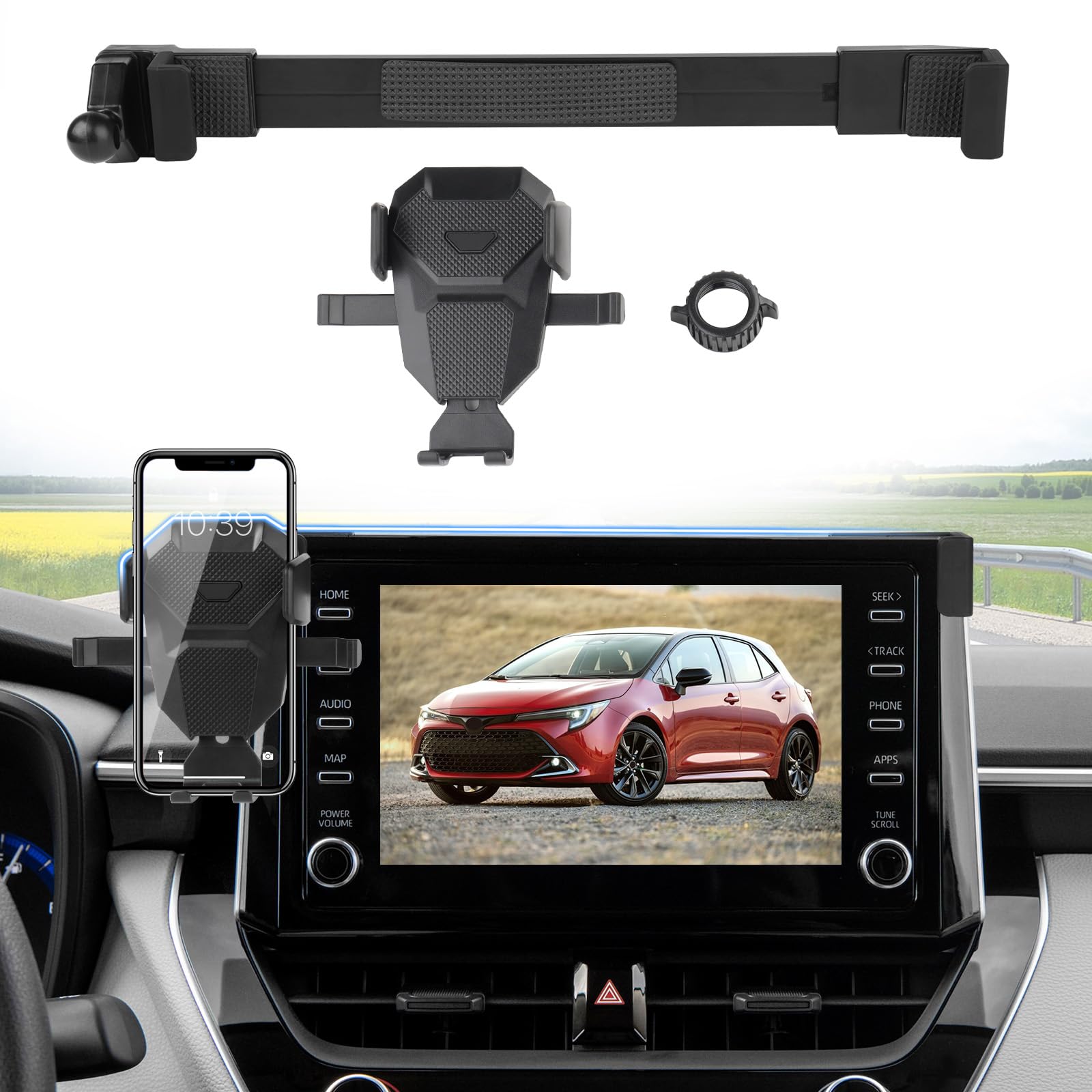 Amazon.com: Sunsdrew Car Phone Holder for Toyota Corolla 2019-2025 ...