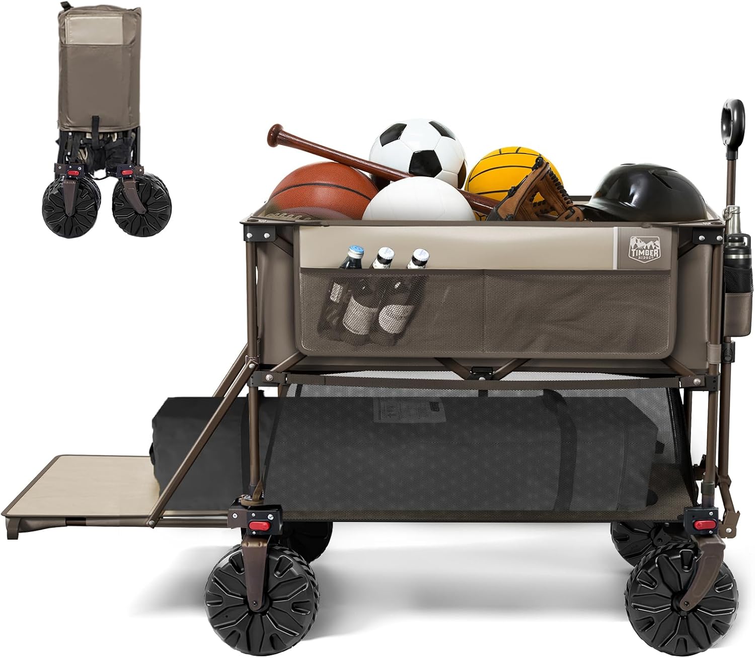 Amazon.com : TIMBER RIDGE 400L Large Capacity Folding Double Decker ...