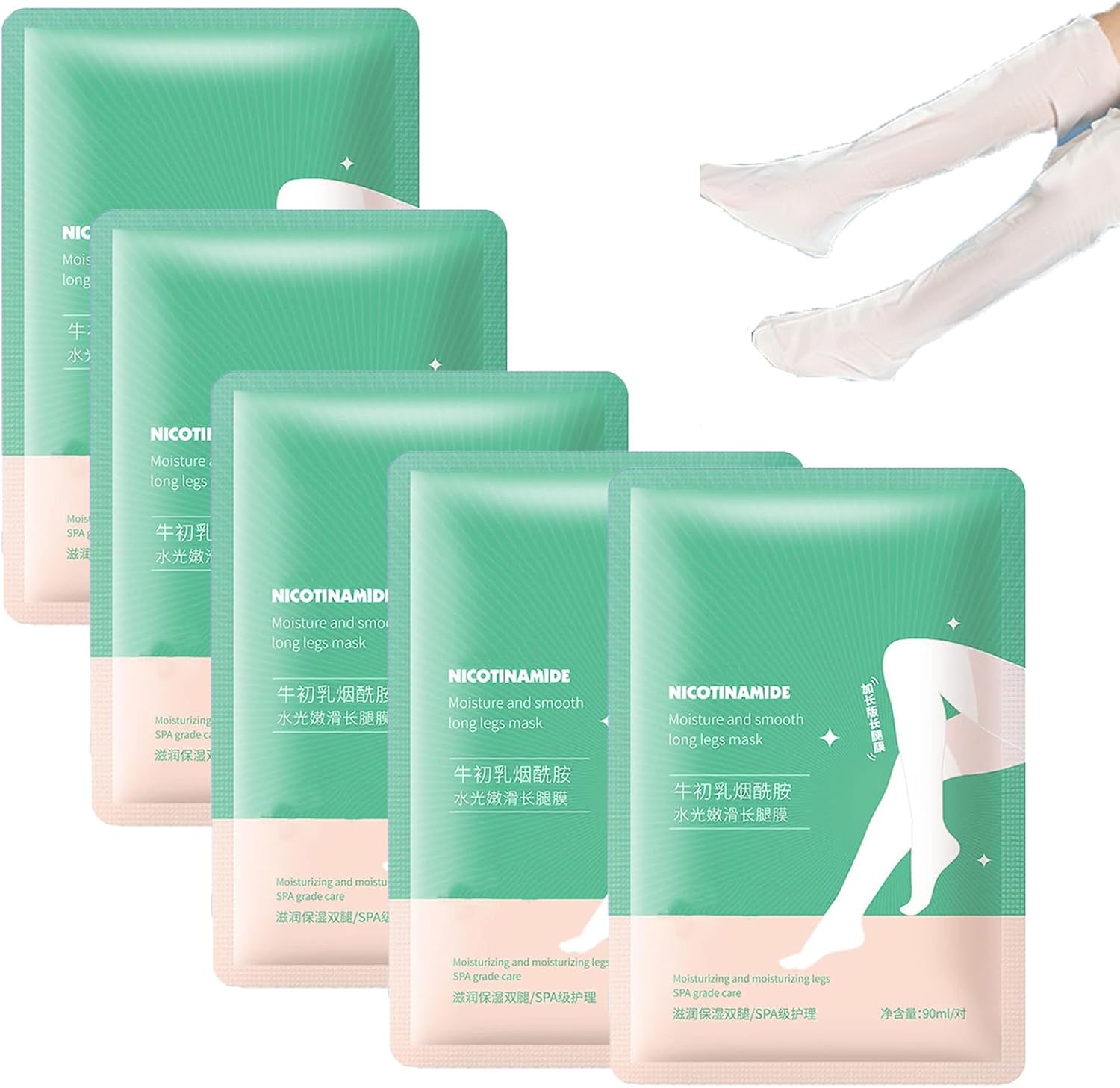 2023 New Peeling Foot mask Long Leg mask, Colostrum nicotinamide Long ...