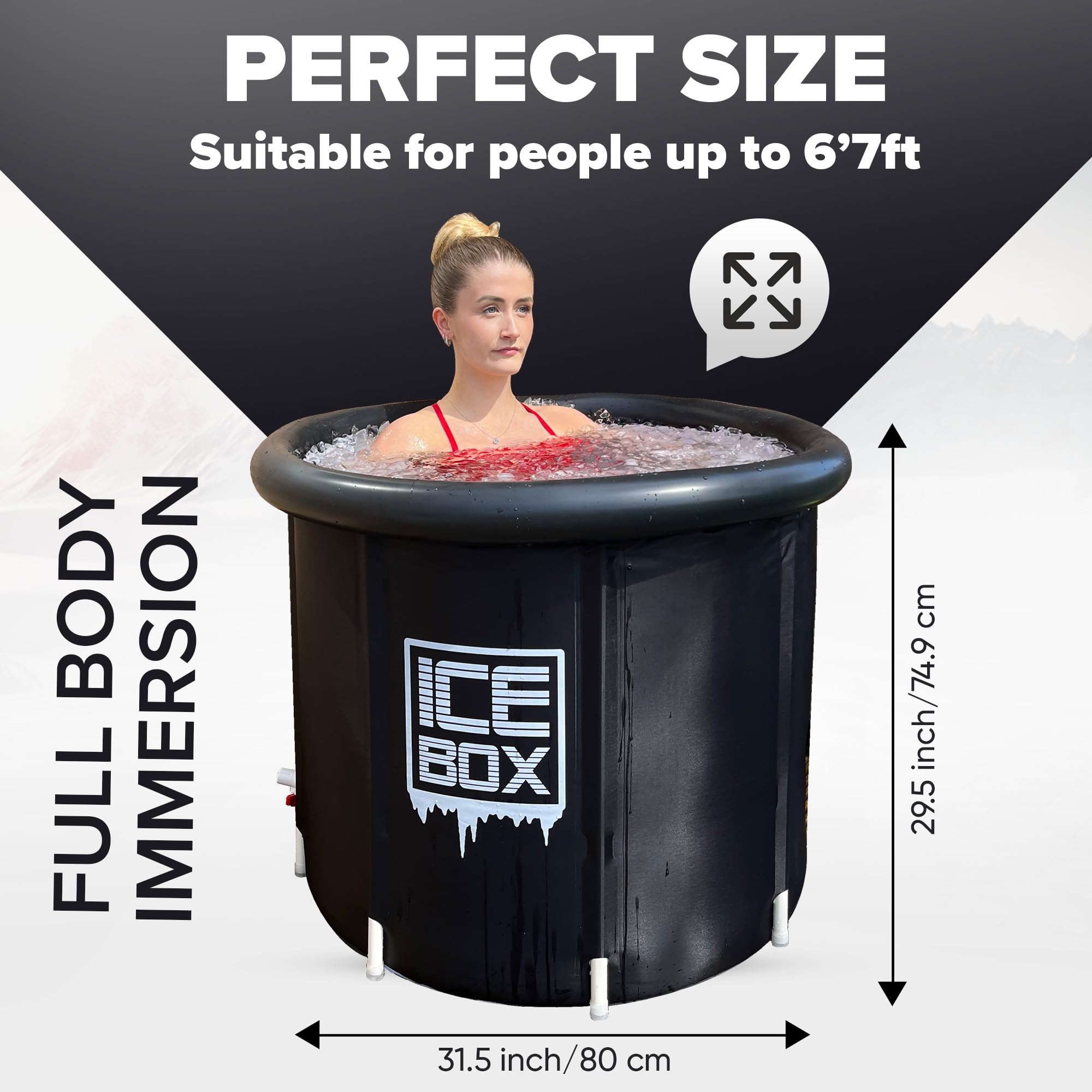 Snapklik.com : IceBox - Ice Bath Tub Outdoor