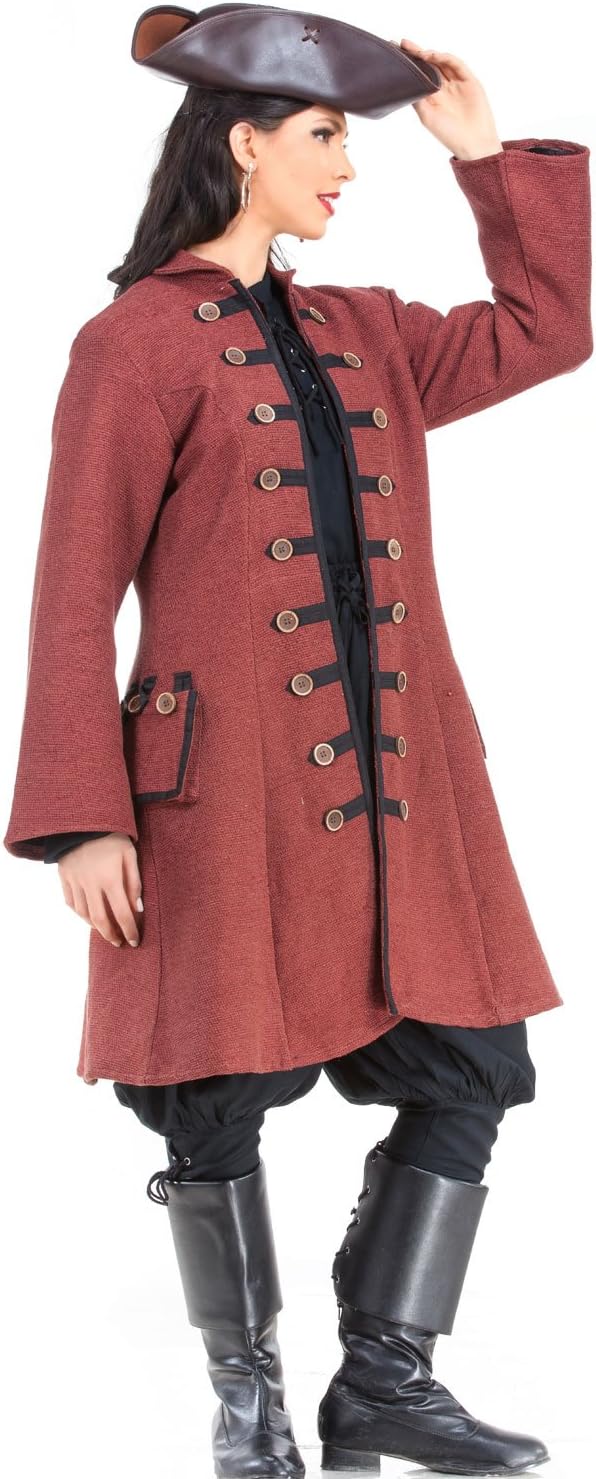 Amazon.com: ThePirateDressing Captain Jacquotte Delahaye Pirate ...