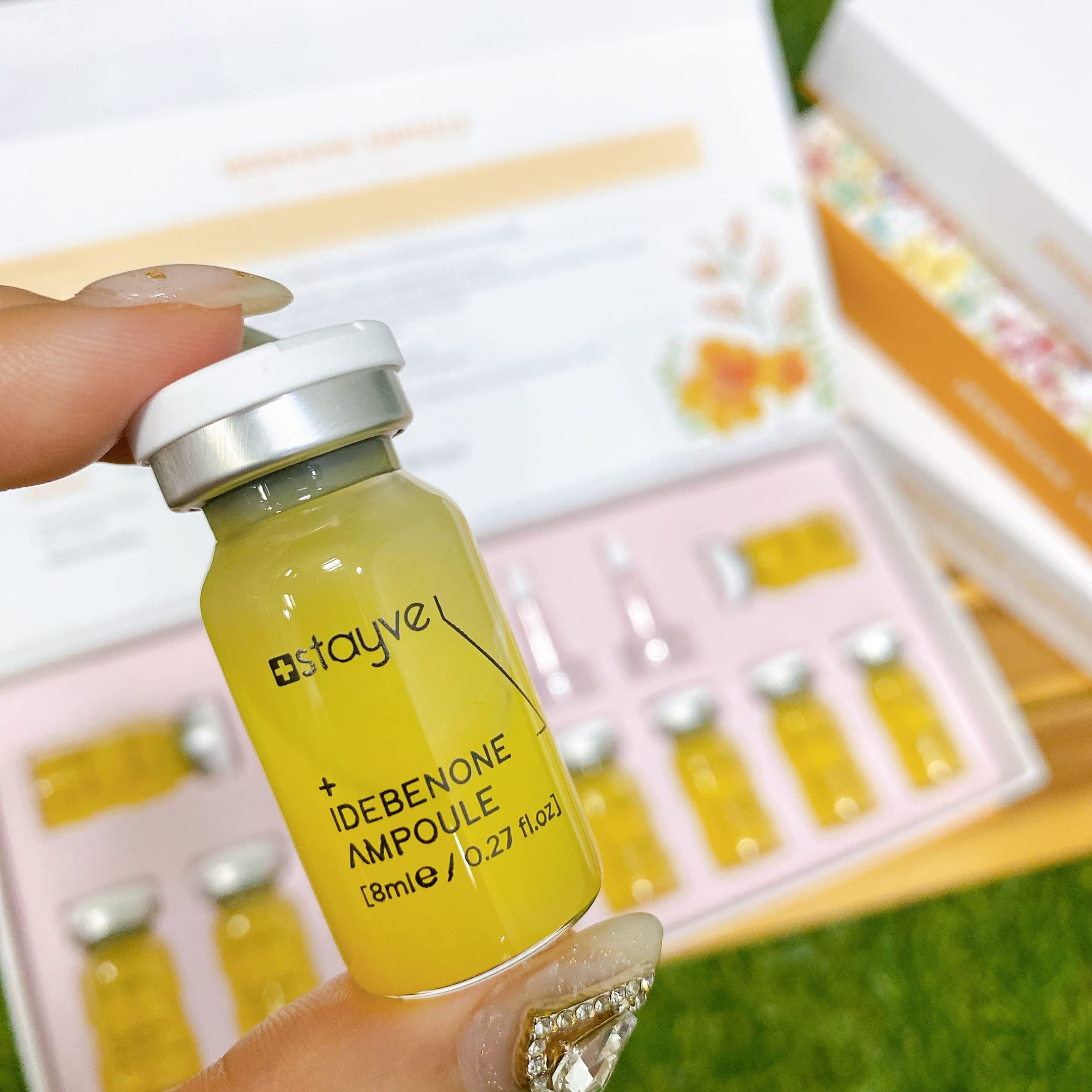 Stayve BB Glow Idebenone Ampoule Kit - 10 Vials, Micro Needling, Serum ...