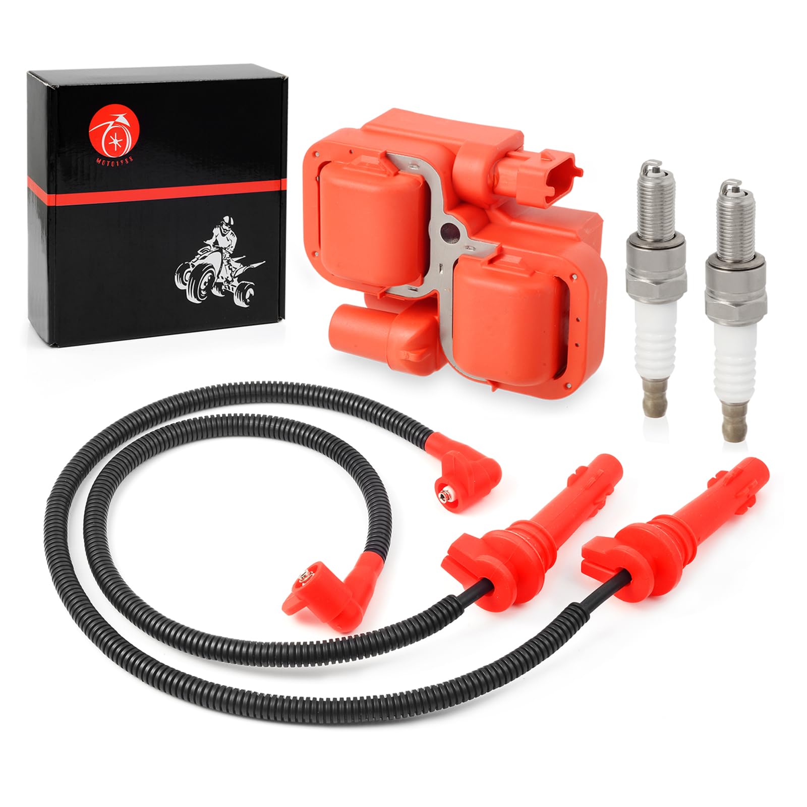 Snapklik.com : Ignition Coil And Spark Plug & Wire Cap Compatible