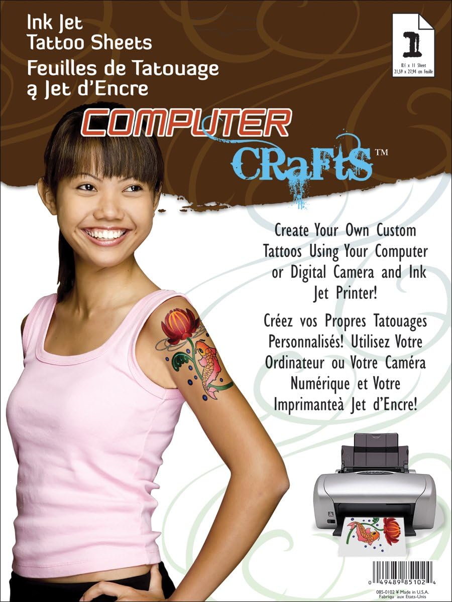 Amazon.com: Cre8 Ink Jet Tattoo Sheets : Toys & Games