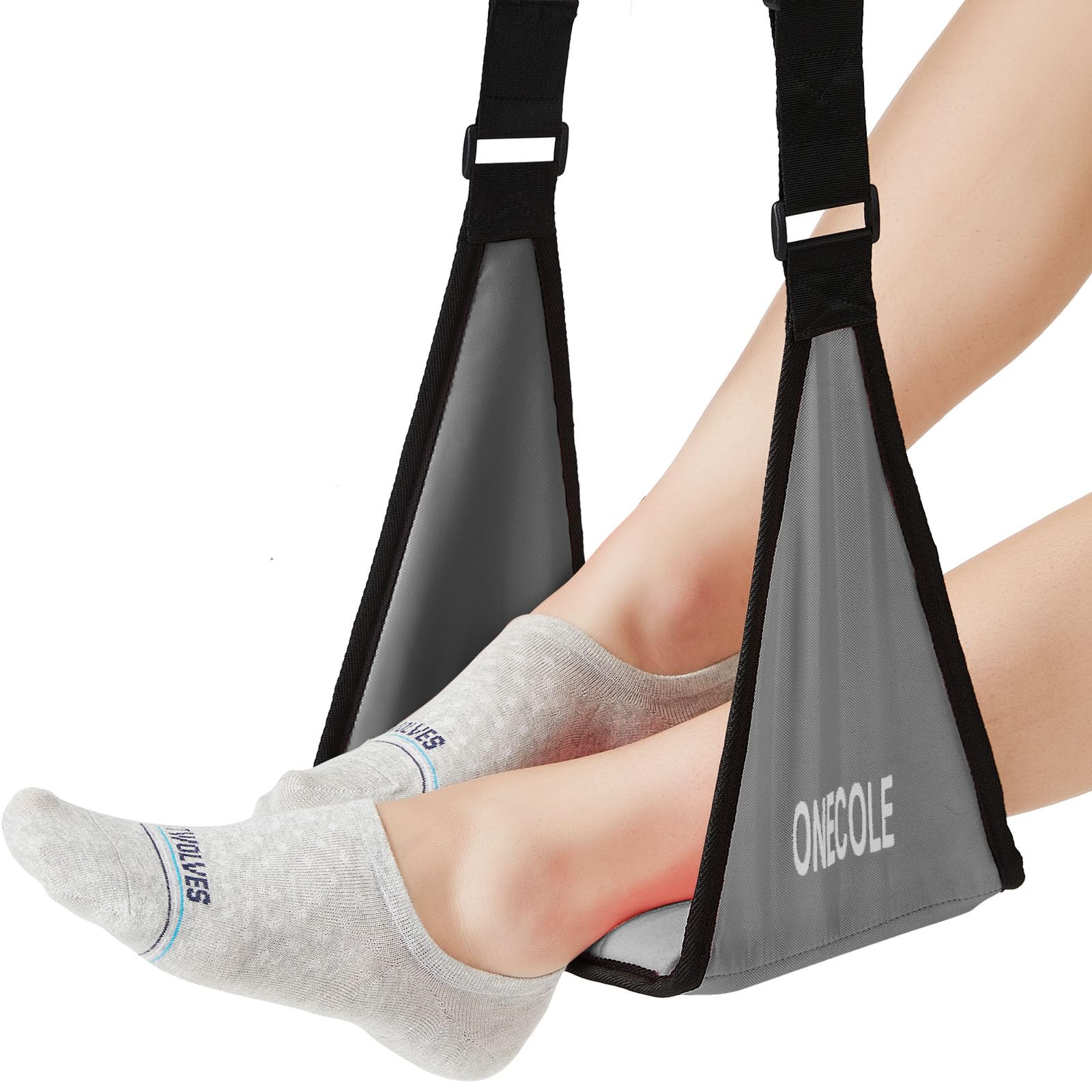 Amazon.com: ONECOLE Airplane Footrest - Travel Foot Hommock with Memory ...
