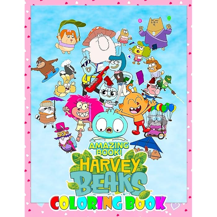 Buy Amazing Book! - Harvey Beaks Coloring Book: Pages of High Quality ...
