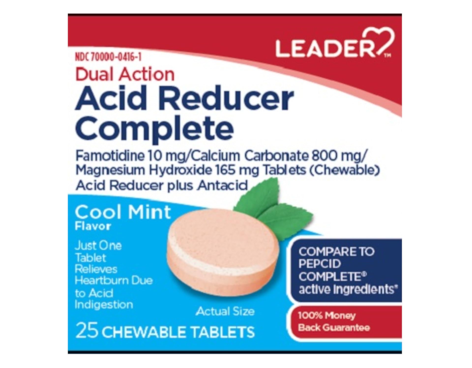 Snapklik.com : Leader Acid Reducer Complete- Famotidine