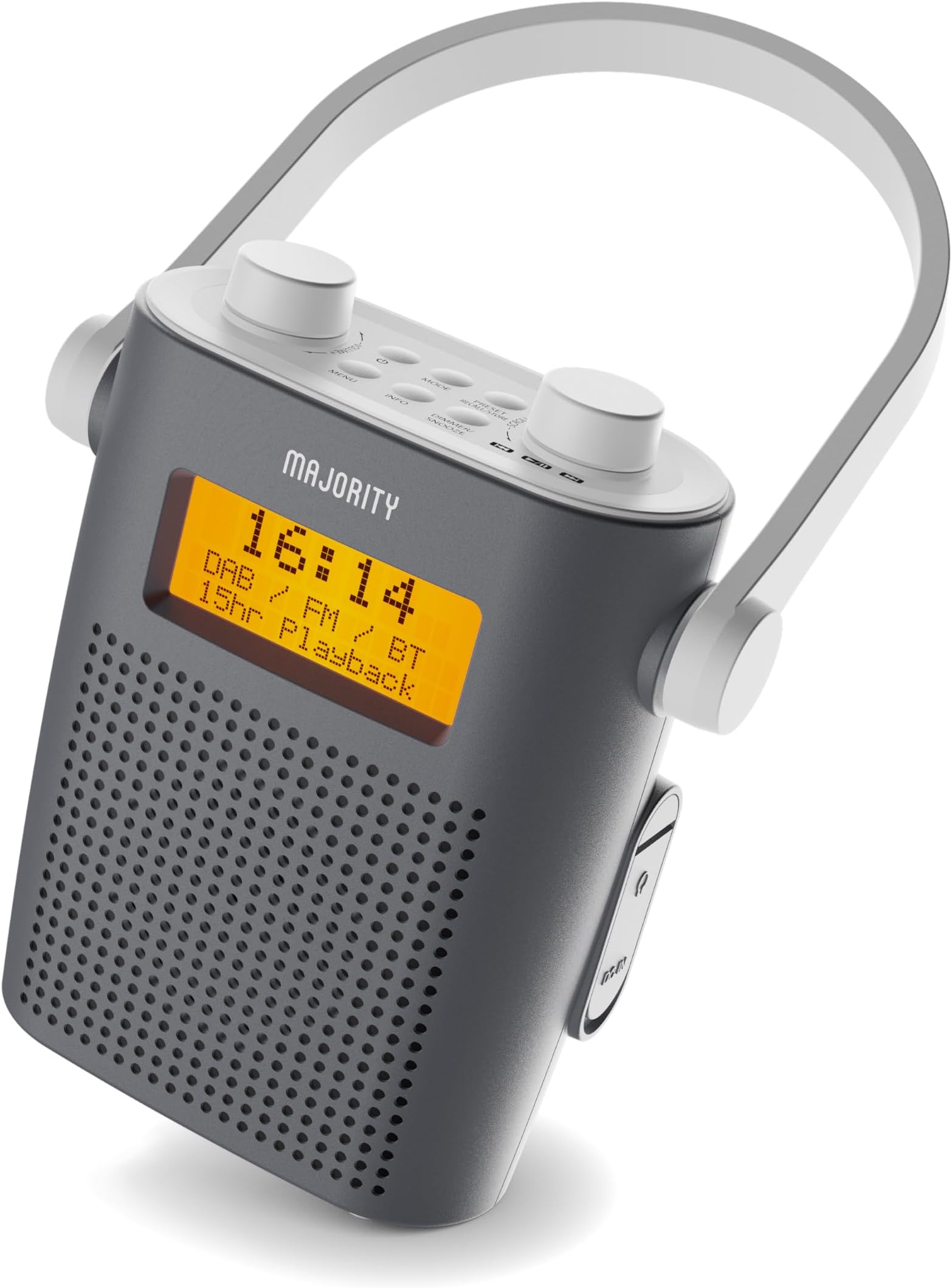 IPX-5 Water Resistant Portable DAB Radio | Rechargeable Bluetooth ...
