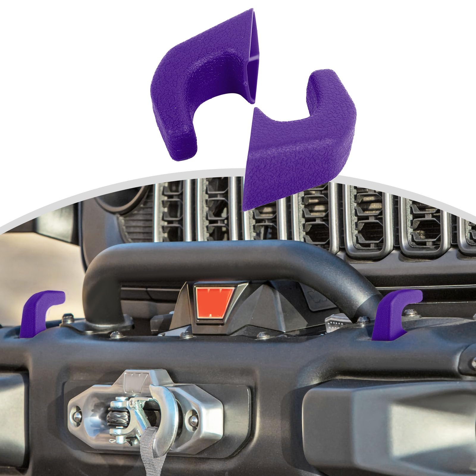 Amazon.com: CheroCar Bumper Tow Hook Covers Tow Hook Protector External ...