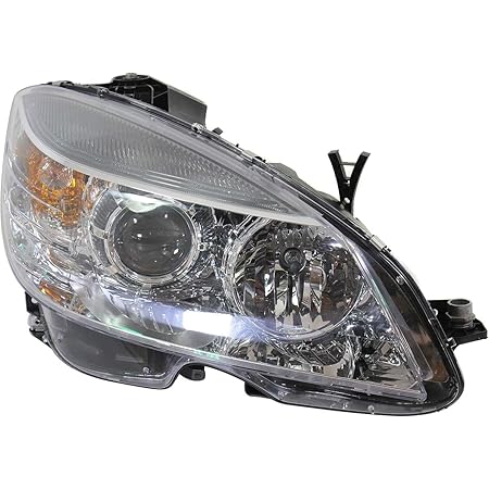 Amazon.com: Headlight Compatible with MERCEDES BENZ C-CLASS 2008-2011 ...