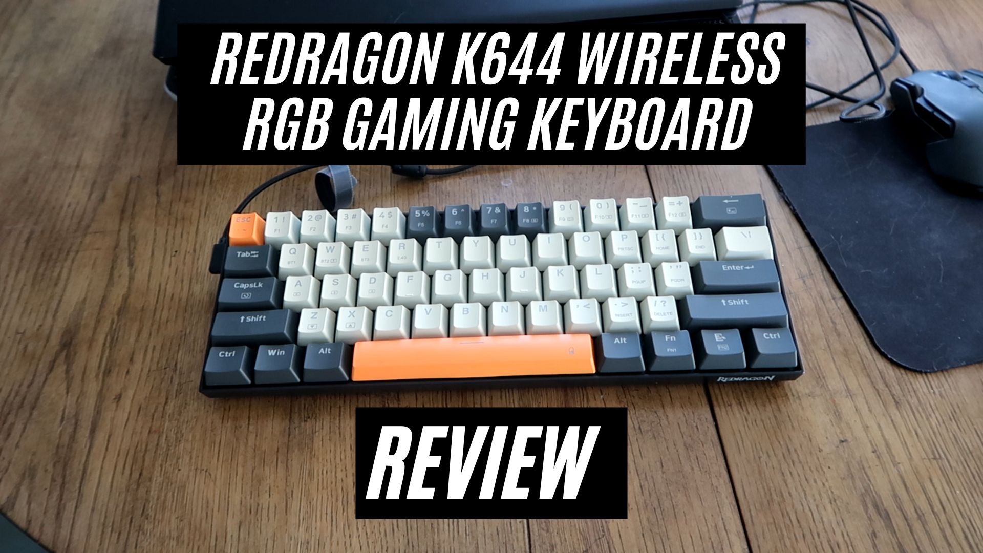 Watch Redragon K644 Wireless RGB Gaming Keyboard Review on Amazon Live