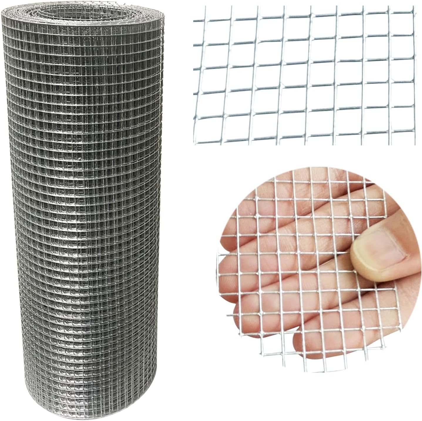 12in X 20ft Hardware Cloth 1/4 Inch, 23 Gauge, Hot-dip Galvanized After ...