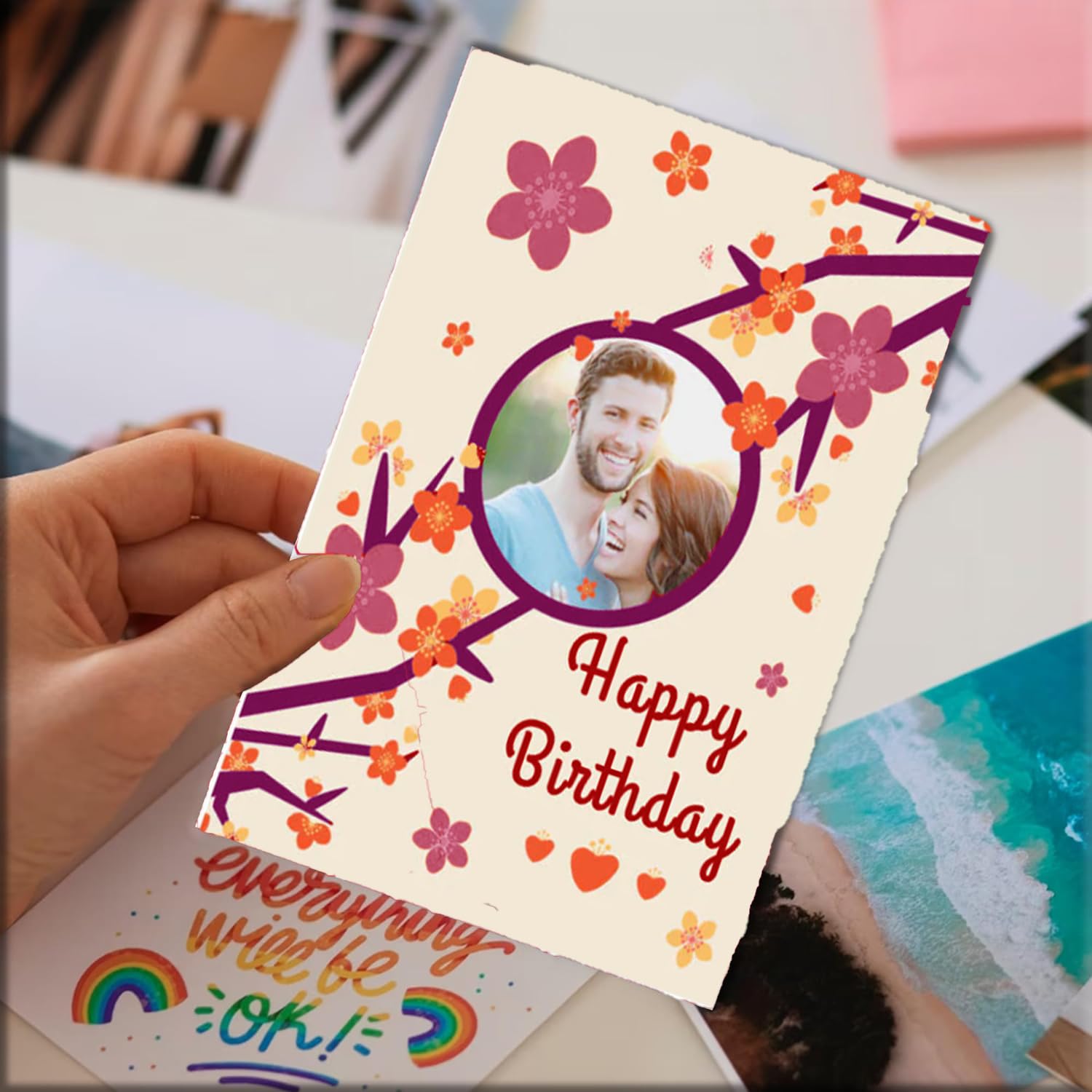 Birthday Card Background Photo Upload Birthday Cards | Funky Pigeon