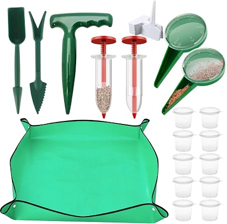 Amazon.com : Digger Seed Spreader,Sowing Seeds Dispenser Set,Mini Seed ...