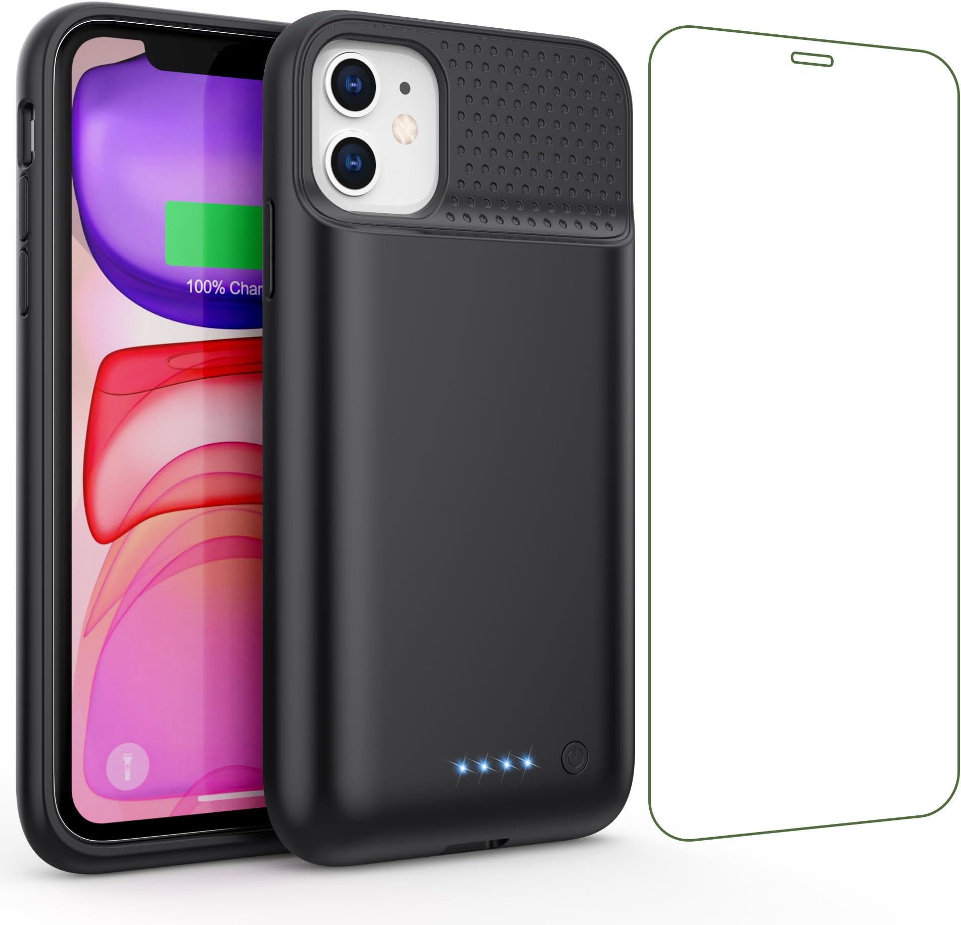 Amazon.com: QTshine Battery Case for iPhone 11/XR, 2024 Upgraded ...