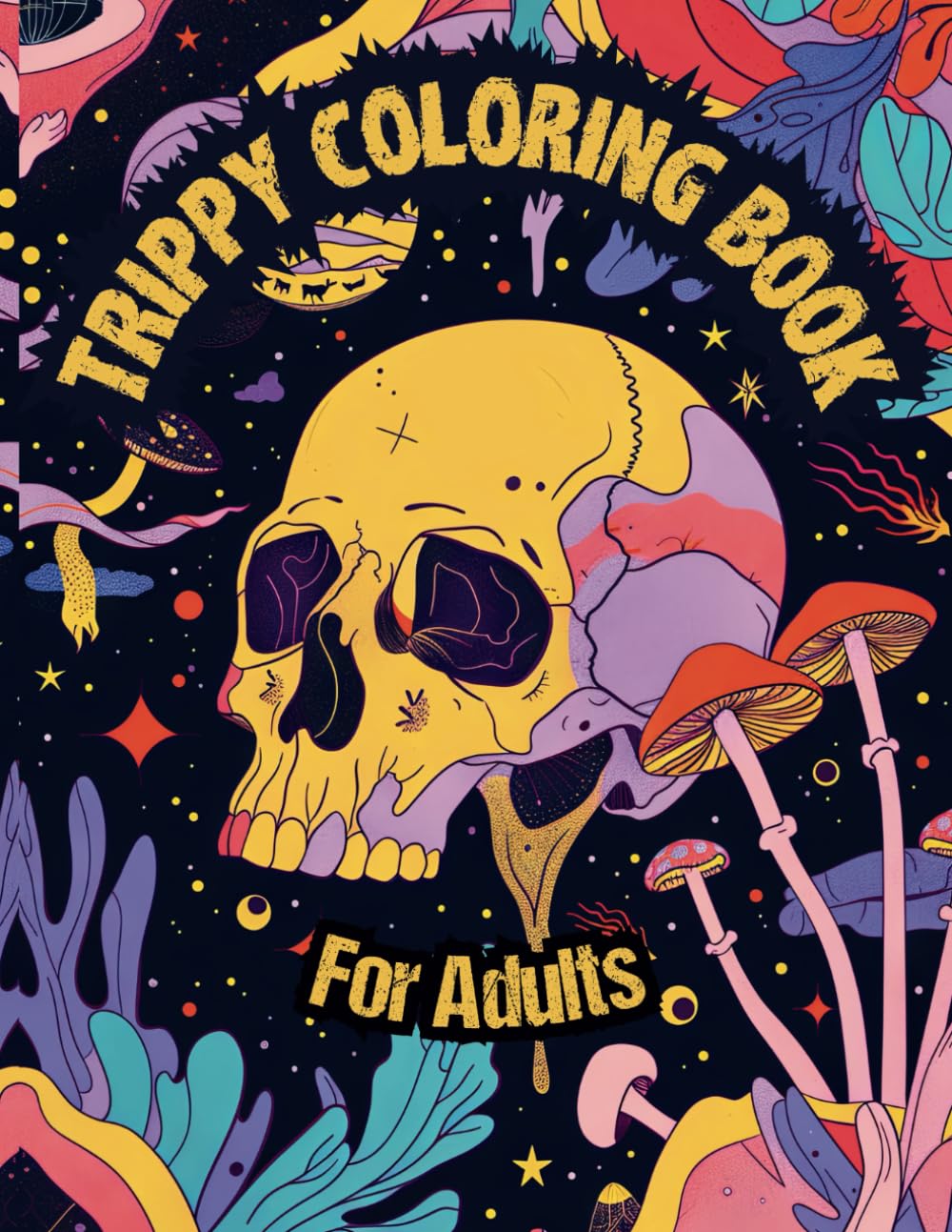 Amazon.com: Trippy Coloring Book for Adults: 50 Beautiful Psychedelic ...