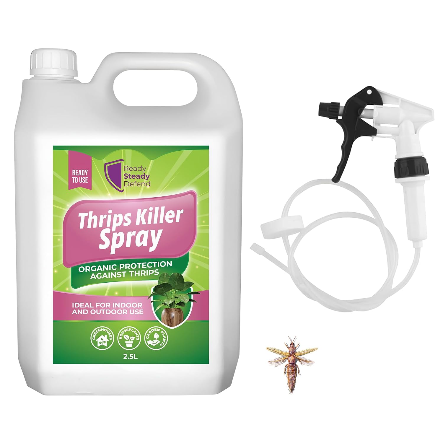 Thrips Killer Spray 2.5L – Organic Insecticidal Soap for Plants ...