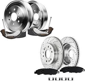 Amazon.com: Detroit Axle - 8pc Brake Kit for 2005-2008 Chevy GMC Silverado Sierra 1500, 12.99 ...