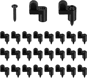 24pcs 3/8in Window Screen Clips, Diecast Screen Door Clips with Screws ...