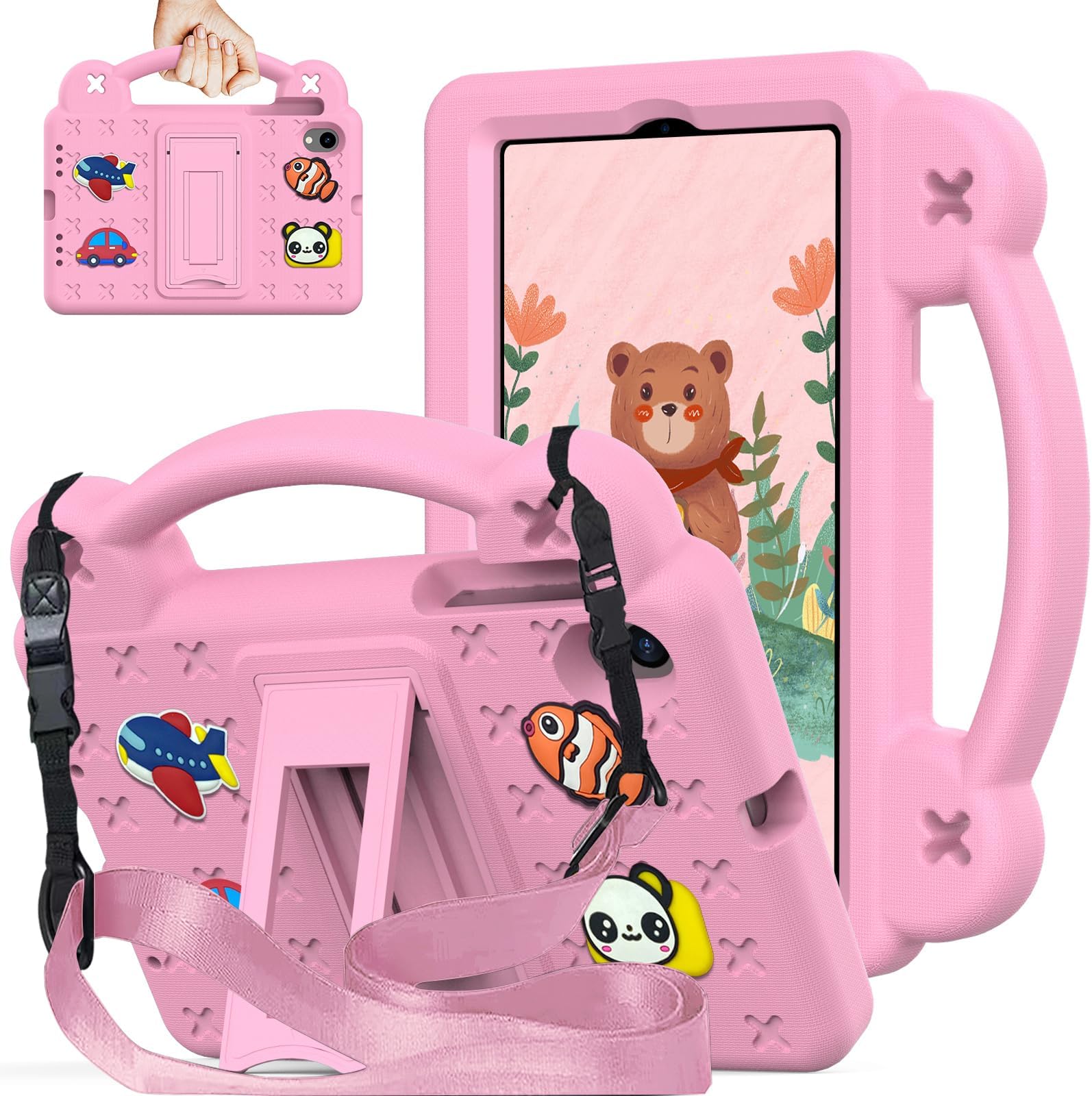 Amazon.com: Kwamaz for Onn 8 inch Tablet Case 2024 Model, with Strap ...