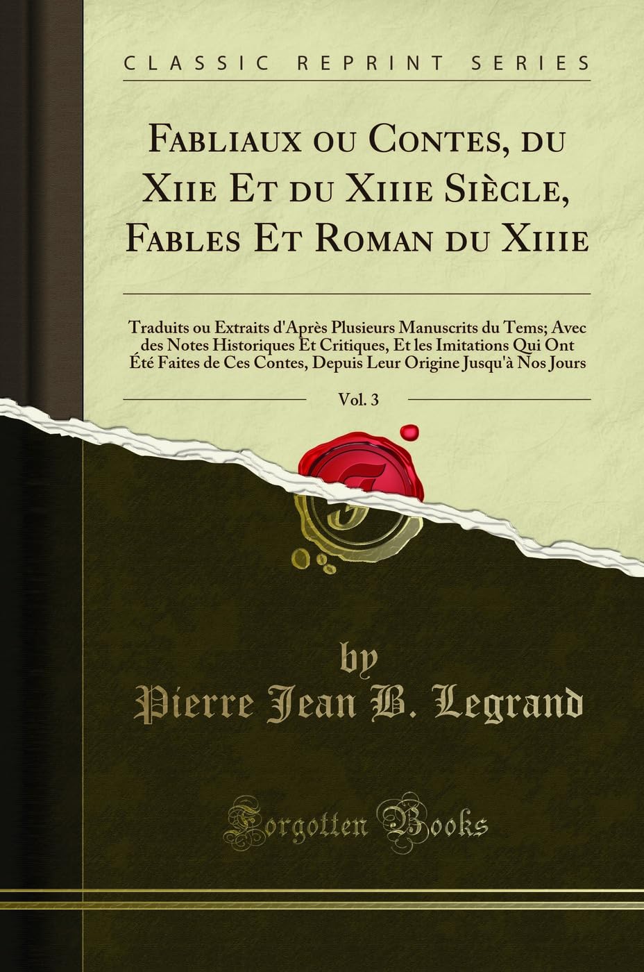 Amazon.com: Fabliaux ou Contes, du Xiie Et du Xiiie Siècle, Fables Et ...