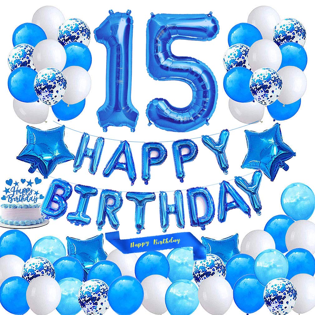 Happy 15th Birthday Balloon