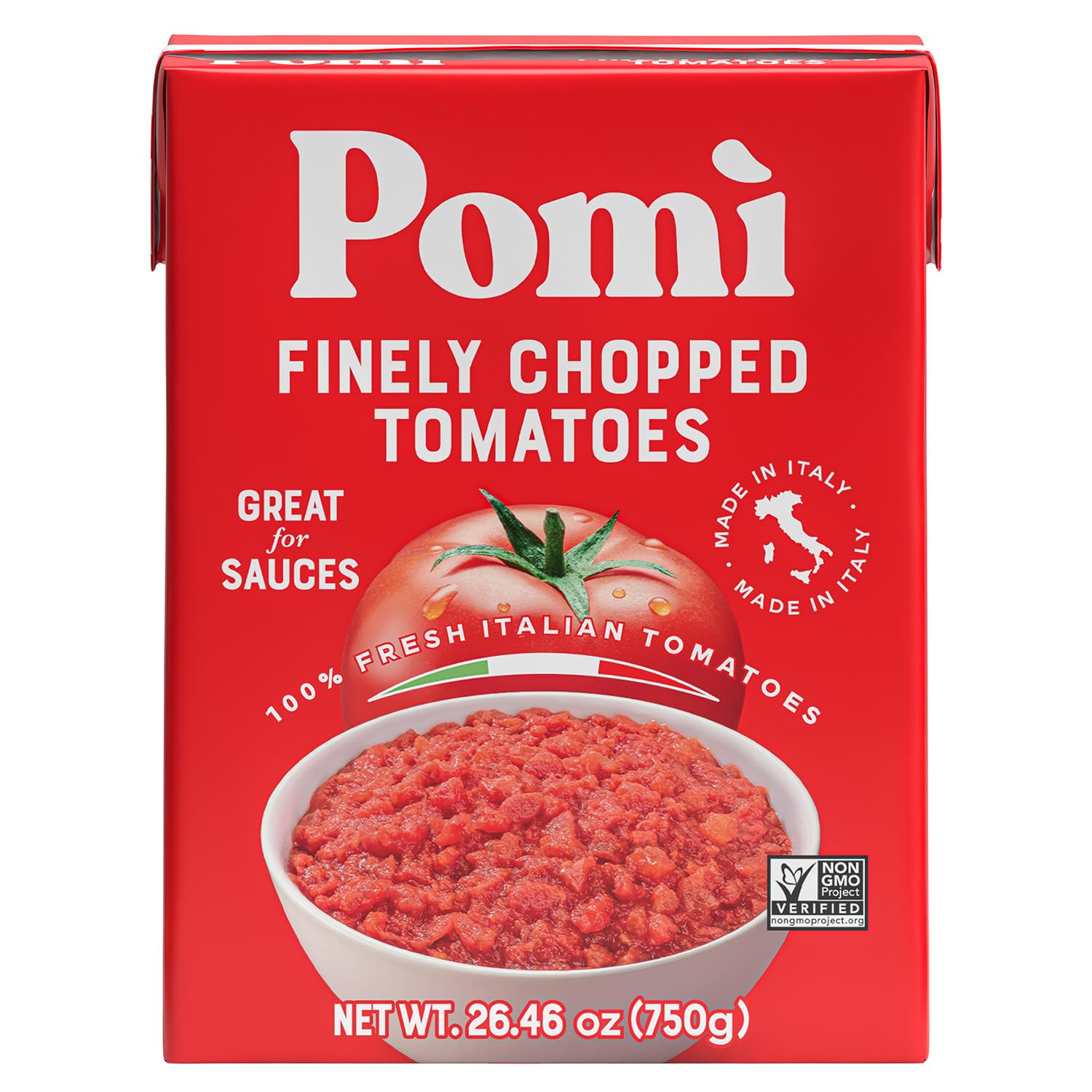 Snapklik.com : Pomi Finely Chopped Italian Tomatoes - 26.46oz Carton
