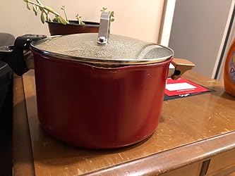 Amazon.com: Red Copper Better Pasta Pot by BulbHead, Locking Handles ...
