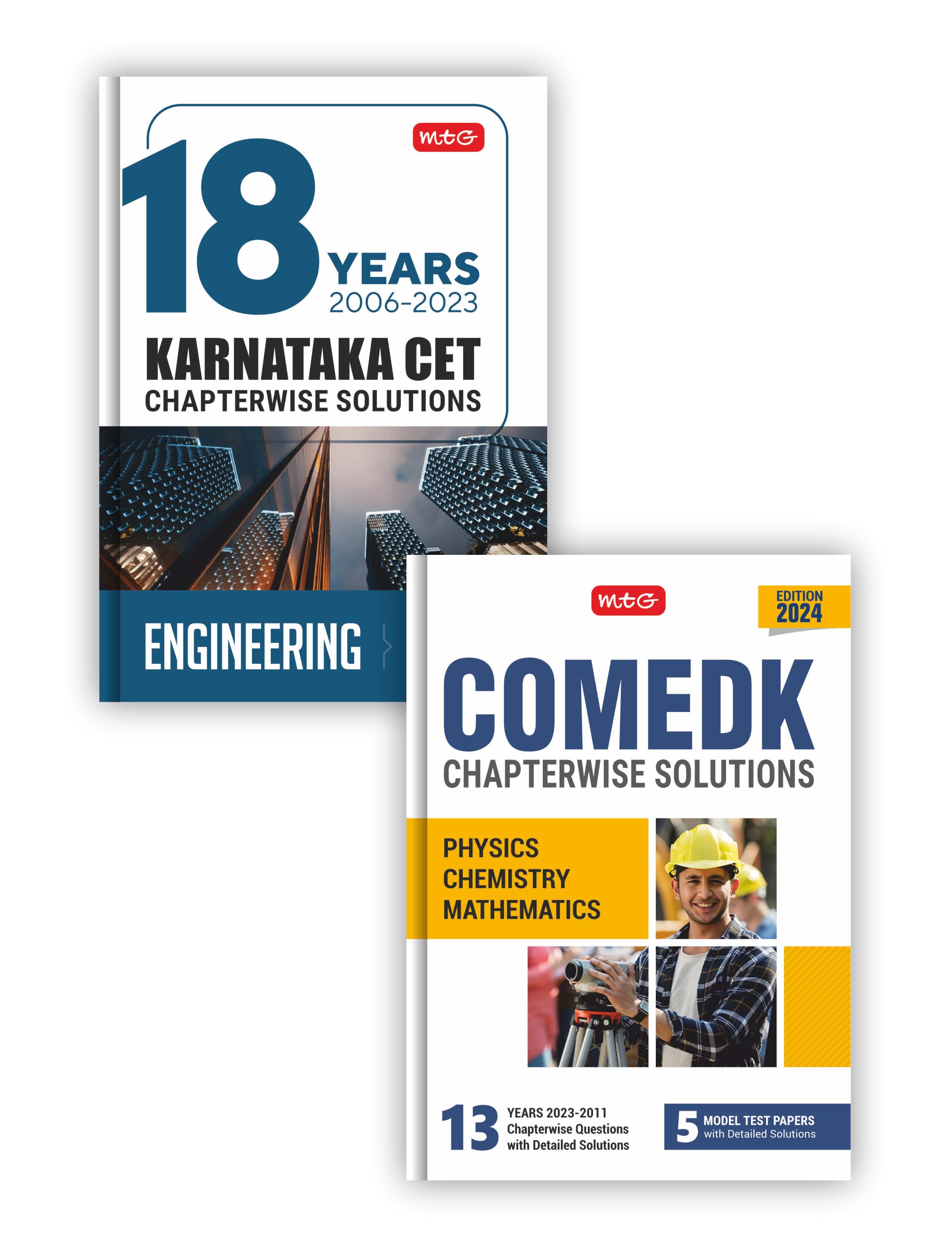 MTG 18 Years Karnataka CET Chapterwise Previous Year Solved Papers ...