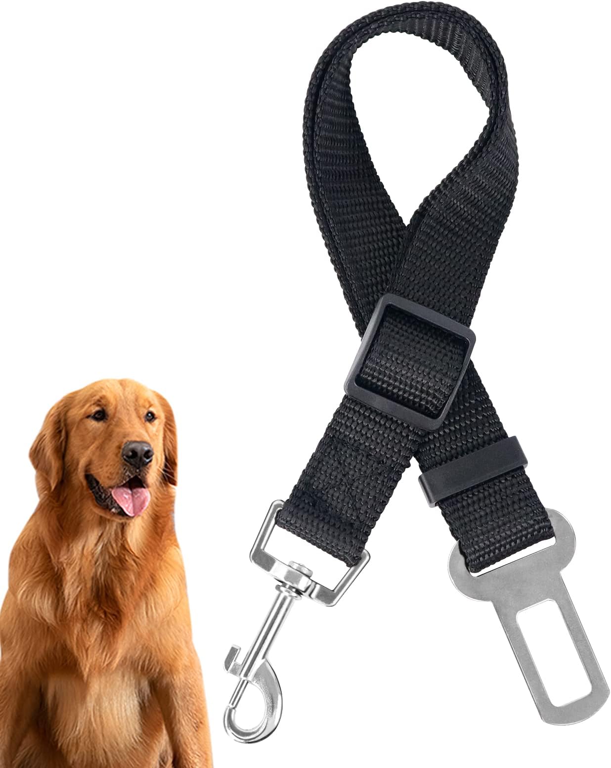 DriveSafe Pet Car Safety Belt: Adjustable Seat Belt for Dogs and Cats ...