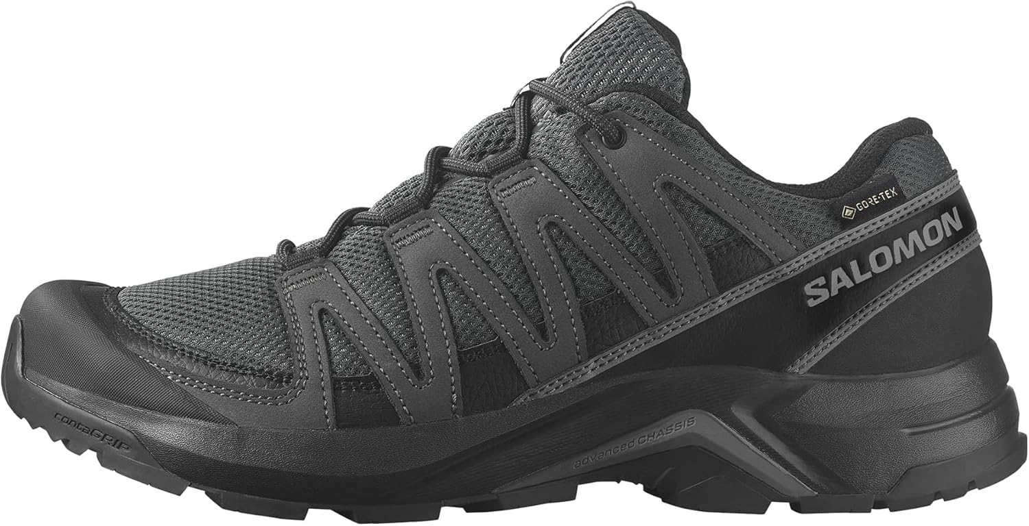 Salomon Men's X-Adventure Recon Gore TexHiking Shoe, Asphalt Castlerock ...