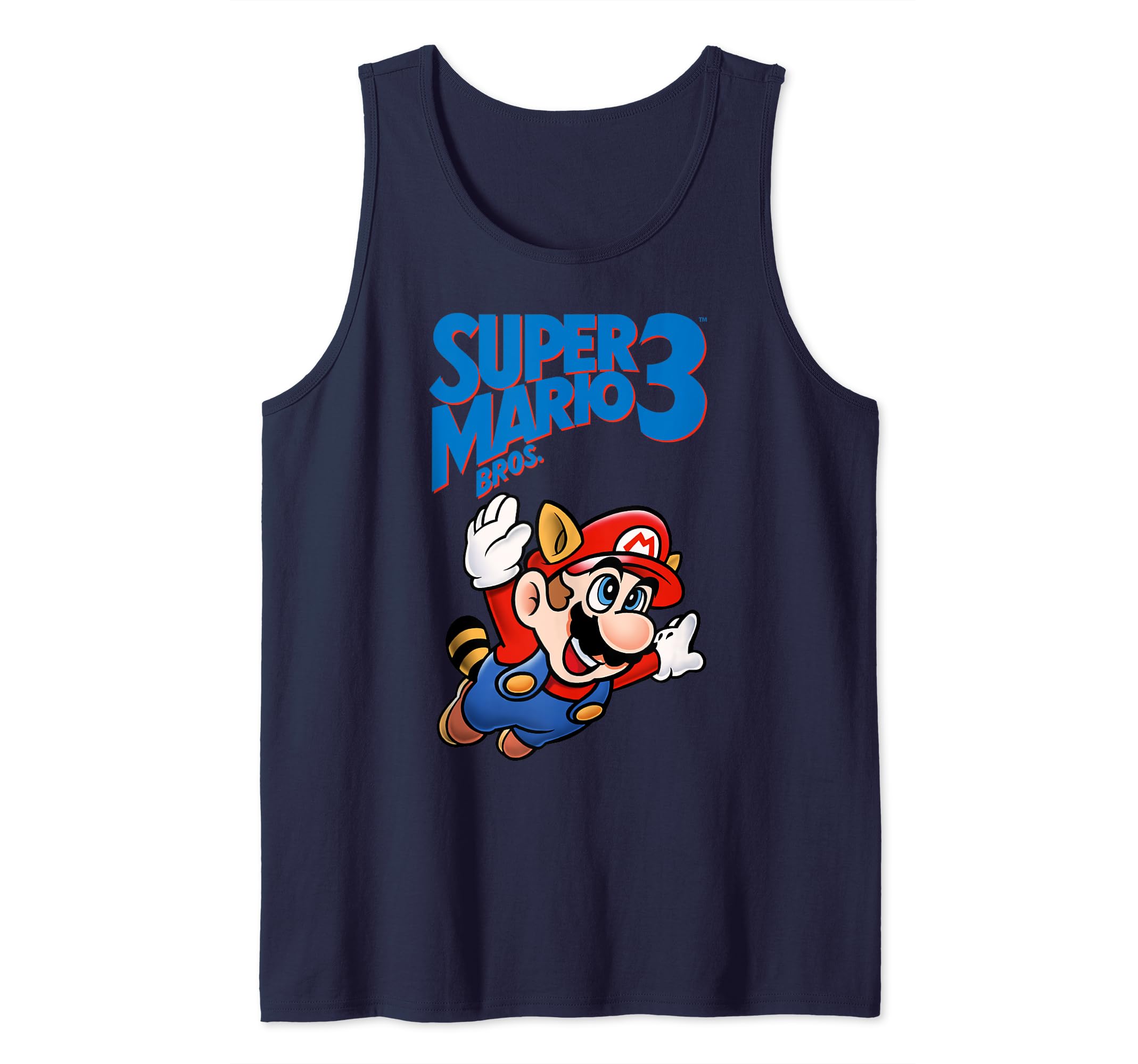 Amazon.com: Nintendo Super Mario 3 Flying Mario Poster Tank Top ...