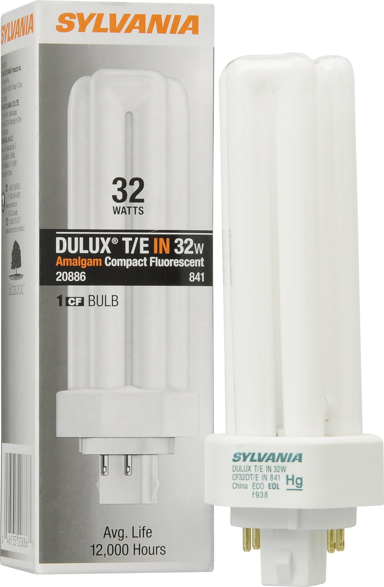 Technical Precision 32W Bulb Triple Tube Compact Fluorescent Light Bulb ...