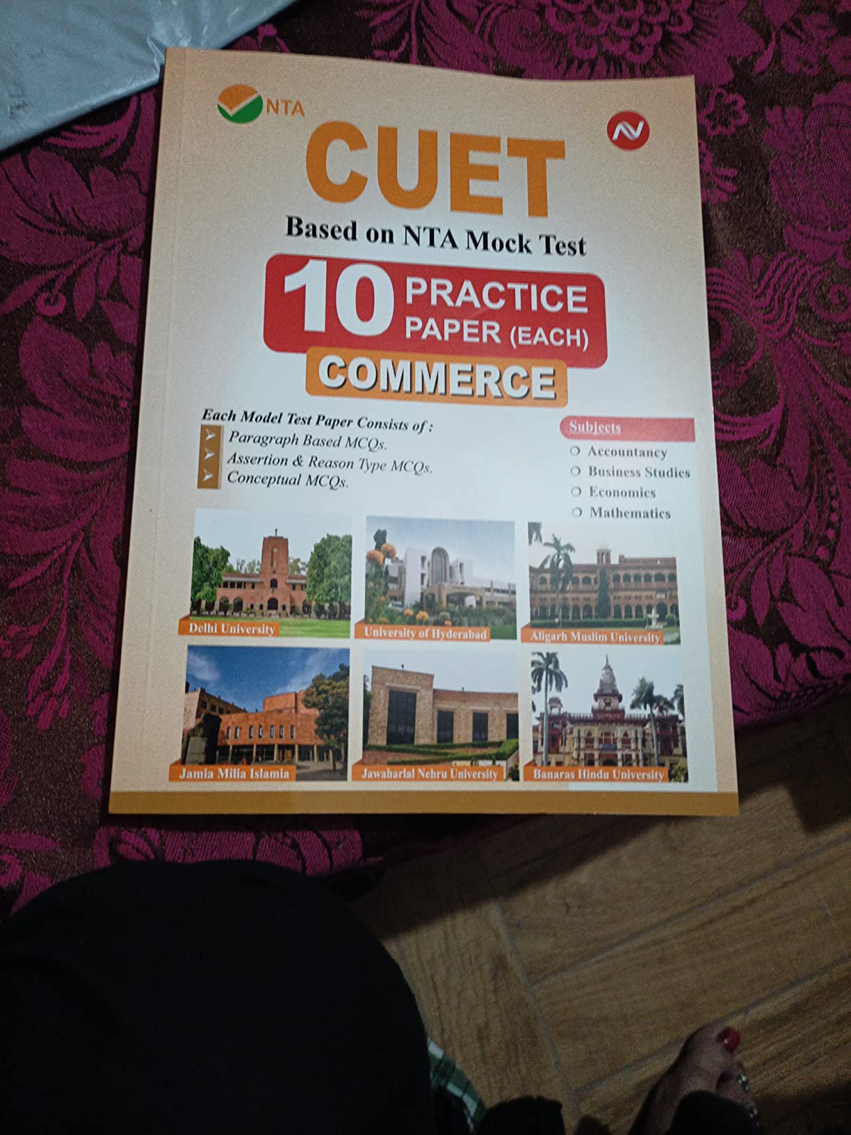 Buy NTA CUET Commerce Practice Paper - Accountancy, Business Studies ...