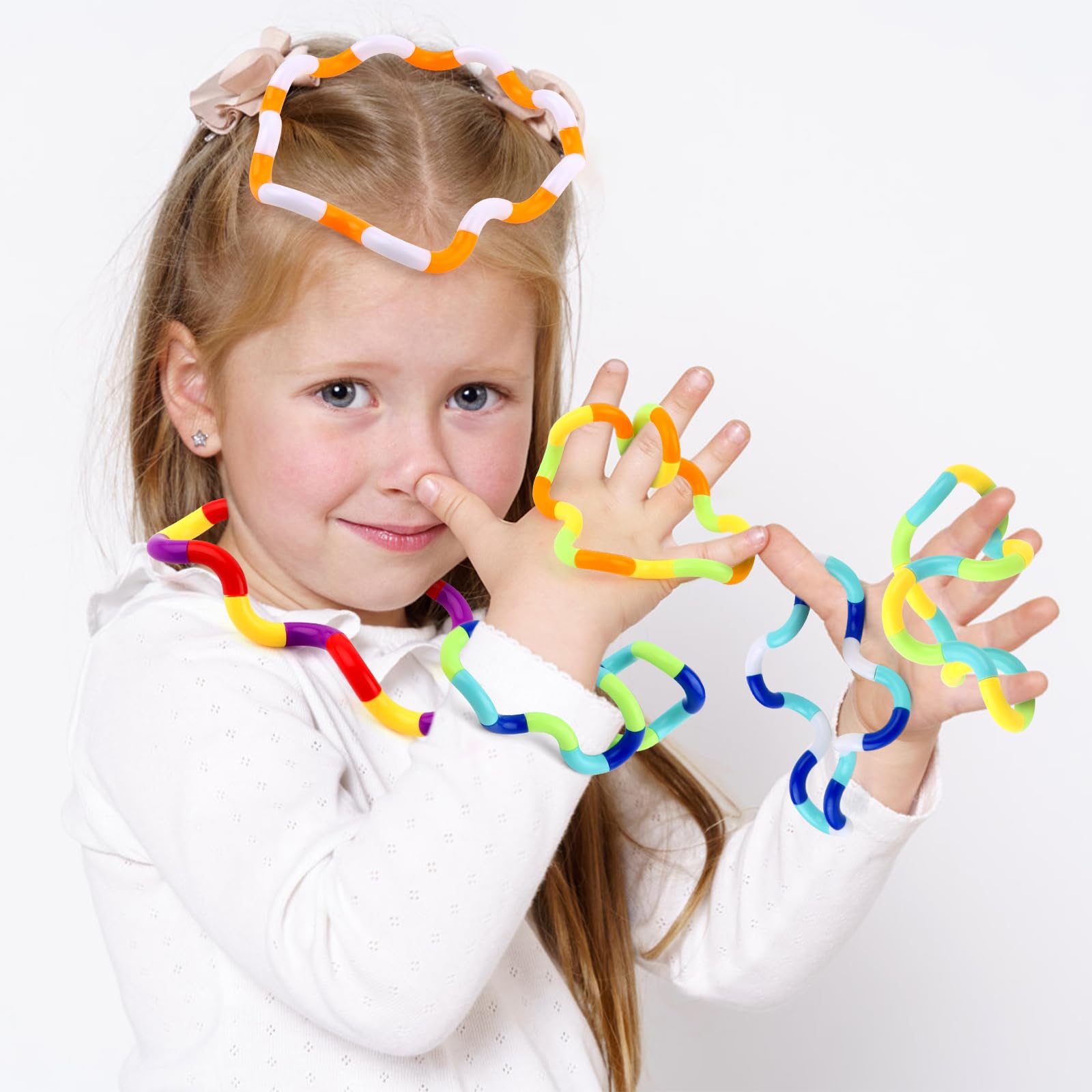 MXTIMWAN Juguete Mano Fidget Twister, 6 Piezas Tangle Fidget Toy, Fidg...