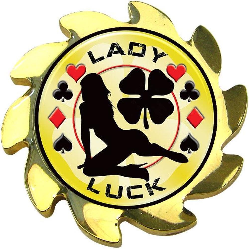 Amazon.com : Trademark Shadow Spinners Lady Luck - Gold Spinner Card Cover : Casino Table ...