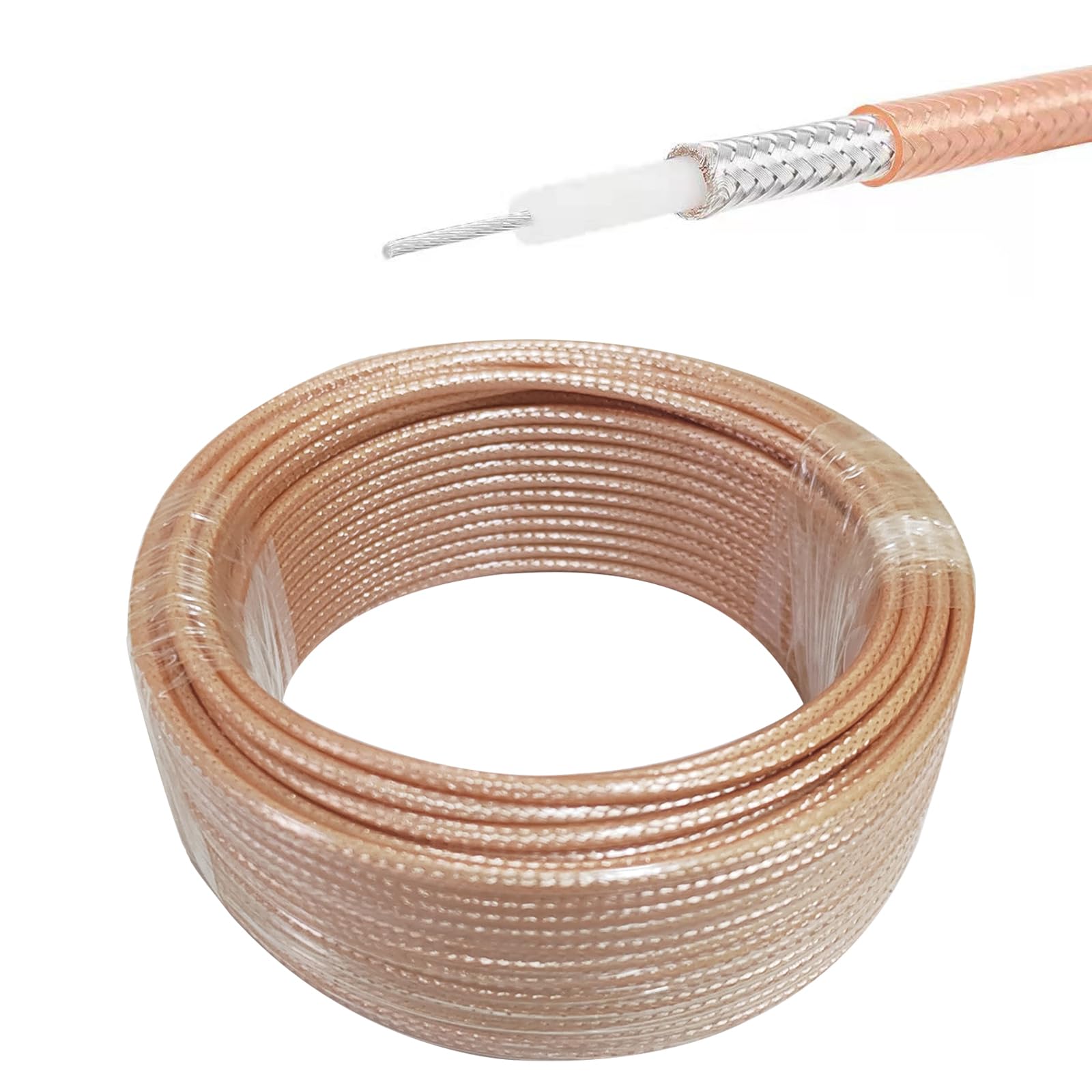 Amazon.com: DUOGIMZ RG316 Coaxial Cable 50FT, RG-316 50 Ohm Low Loss ...
