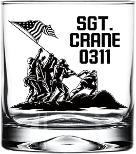 Amazon.com | Brindle Southern Farms Personalized USMC Marine Whiskey ...