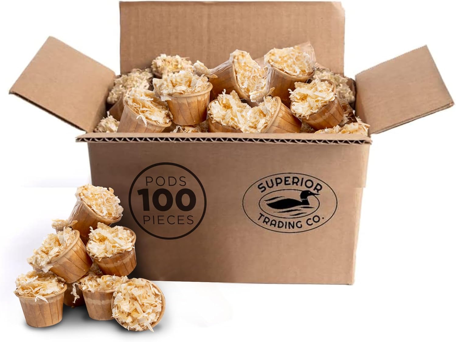 Amazon.com : Superior Trading Fire Starter Pods in Carton Box - Fire ...