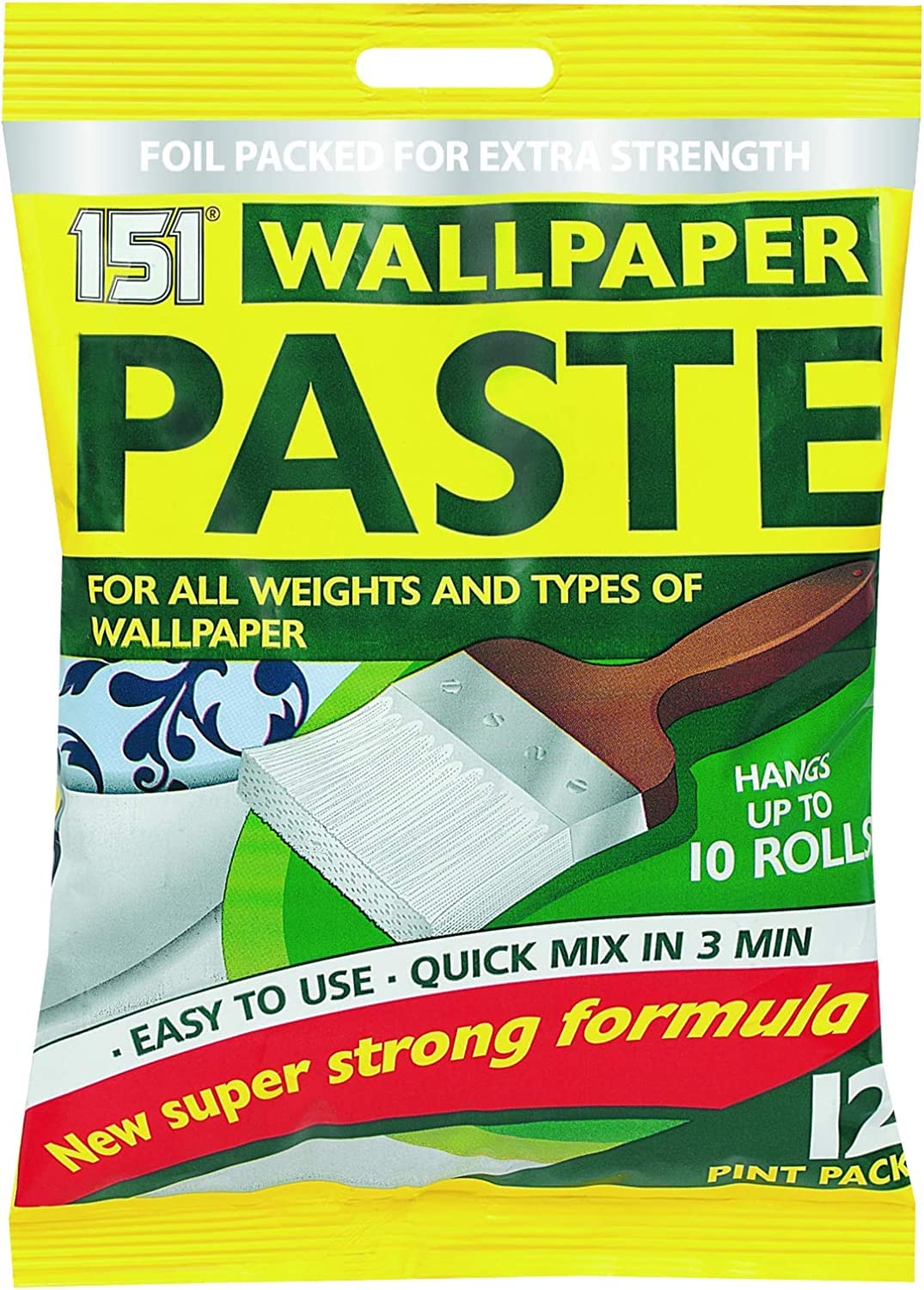 151 Wallpaper Paste - 5 Roll pack : Amazon.co.uk: DIY & Tools