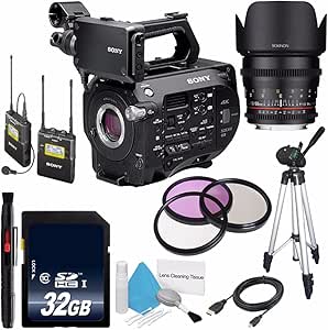Sony PXW-FS7 Camcorder (International Model No Warranty) + 32GB SDHC ...