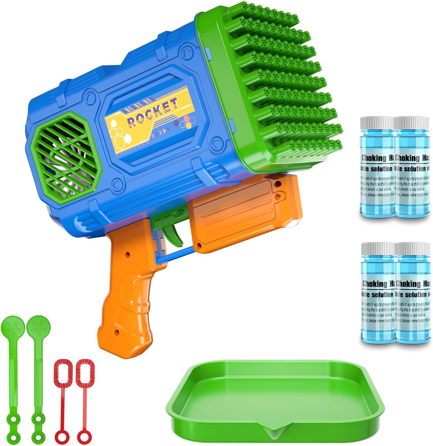 Amazon.com: Bennol Bubble Machine Gun for Kids Toddler Adults, 50000 ...