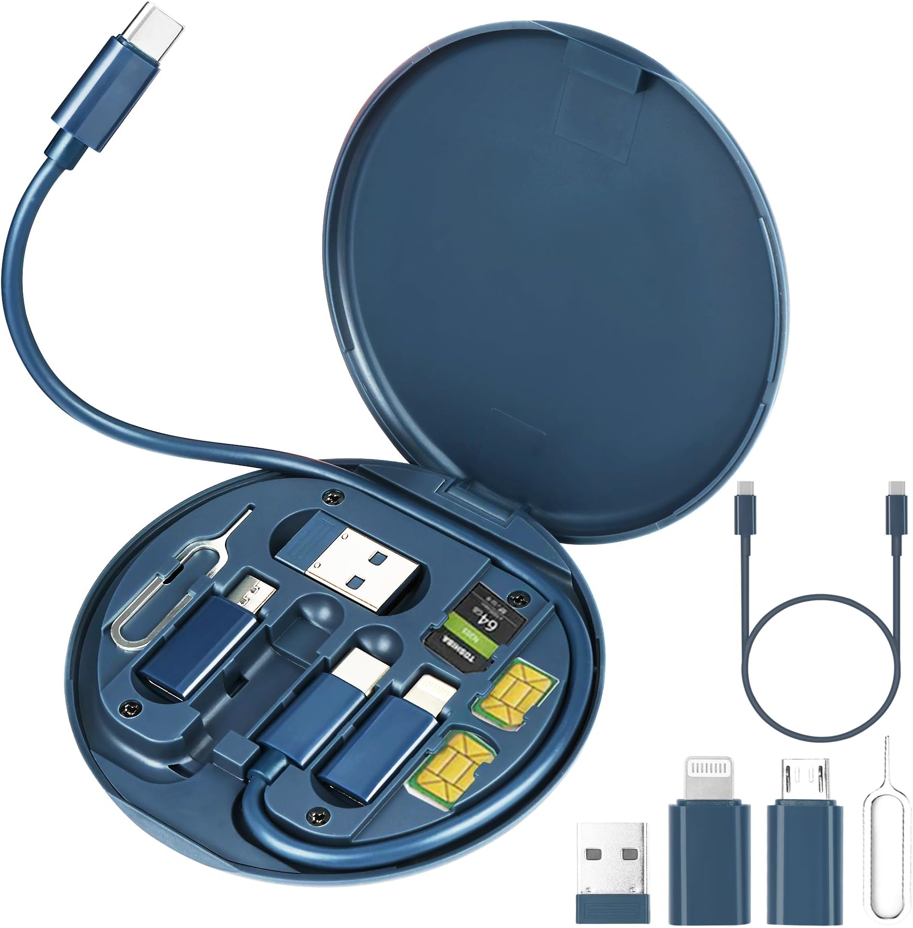 Amazon.com: evron USB C Adapter OTG,Multi Charging Cable Conversion Set ...