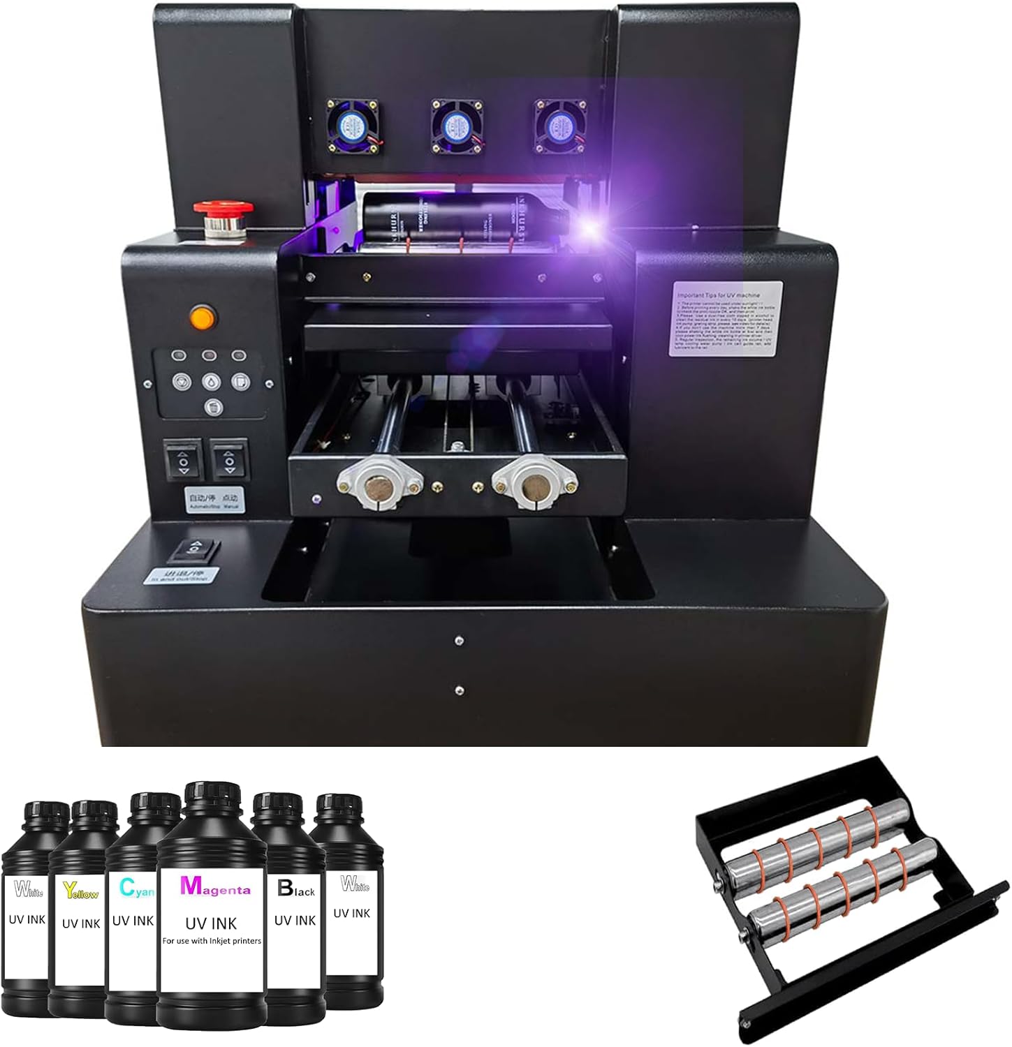 Amazon.com: UV Printer, A4 L805 UV DTF Printer, Higher Resolution 2880 ...