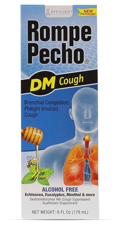 Amazon.com: ROMPE PECHO DM 6oz - Cold and Cough Syrup : Health & Household