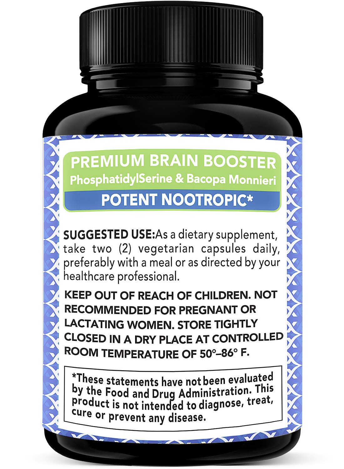 Snapklik.com : PhosphatidylSerine & Bacopa Monnieri 400 Mg 2 In 1 ...