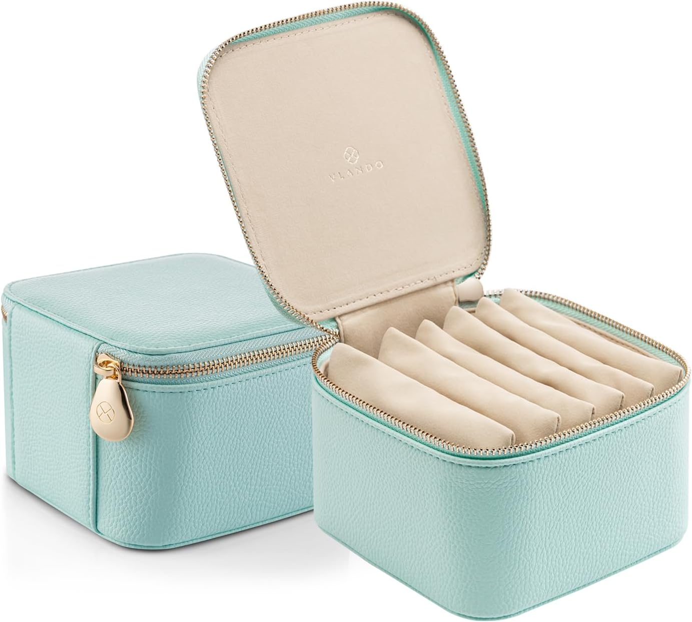 Amazon.com: Vlando Small Travel Jewelry Box Organizer - 6 Small Carry ...