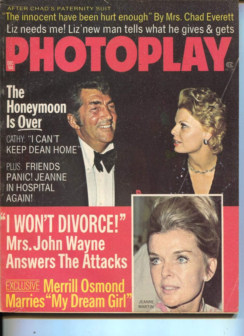 Photoplay-Dean Martin-Dan Dailey-Peter Galman-John Wayne-Dec-1973 at ...