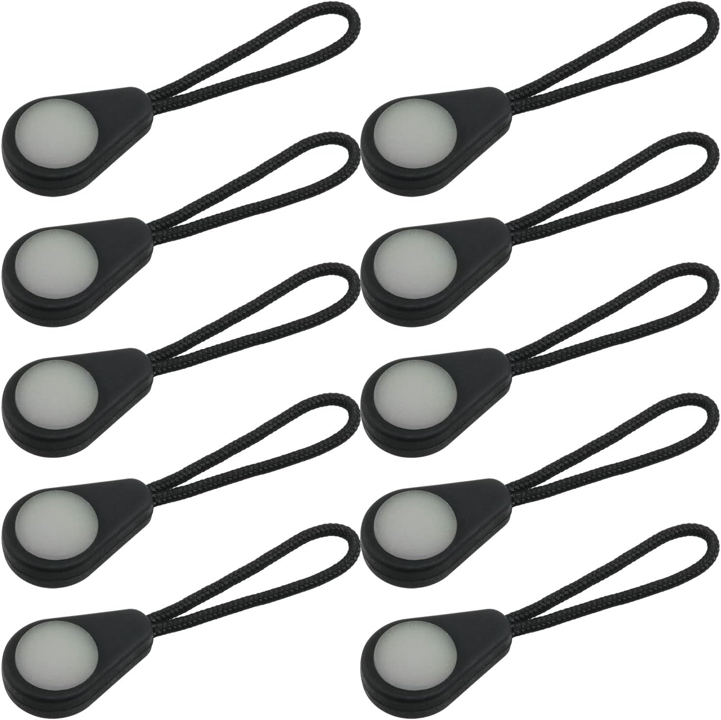 Amazon.com: ITROLLE Luminous Zipper Extension 10PCS Glow in The Dark ...